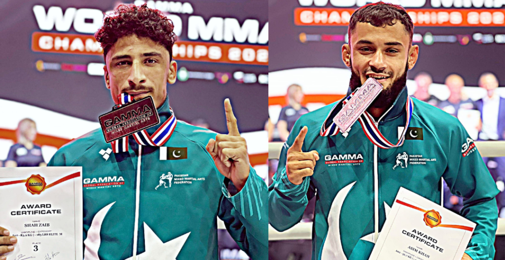 Pakistani Mma Fighters Shahzaib Khan And Asim Khan Have Made Their Mark Pmmaf